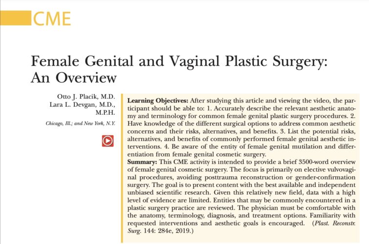 Genital Aesthetics Labiaplasty Vaginoplasty Pubis Aesthetics Dr